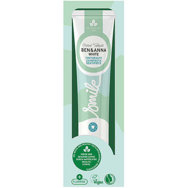 Ben and Anna White Toothpaste | Vegan Toothpaste | Natural Toothpaste ...